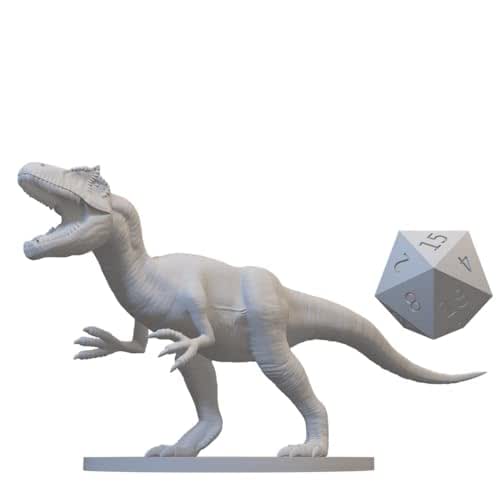 Amazon.com: Dinosaur Miniatures for DND Pathfinder RPG Unpainted Resin ...