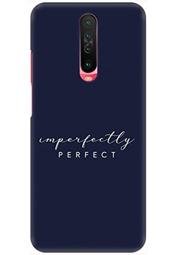 AMEZ Imperfectly Perfect Printed Back Cover Phone Case for Poco X2 Back ...