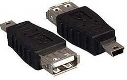 USB A Female to Mini 5 pin (B5) Male Adapter : Amazon.ca: Electronics