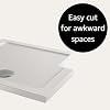 Hydrolux® 800 x 800 x 140mm White Bathroom Shower Tray for Enclosures ...