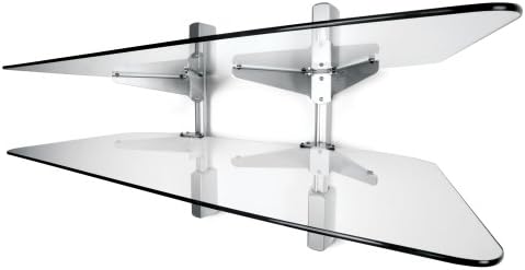 Amazon.com: Vantage Point AXWG02S 2-Shelf Audio/Video Wall Shelves ...