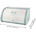 Amazon.com: Bread Bin Roll Top Bread Box Metal Bread Case Bread Storage ...