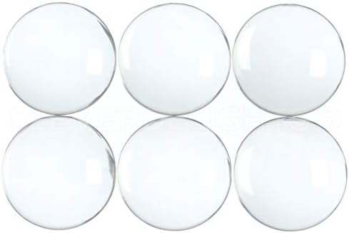 Amazon.com: CleverDelights 3" Round Glass Cabochons - 2 Pack - 3 Inch ...