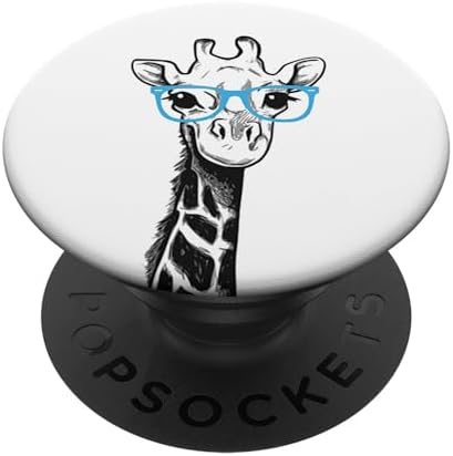 Amazon.com: Cute Giraffe With Flowers Giraffe Floral PopSockets ...