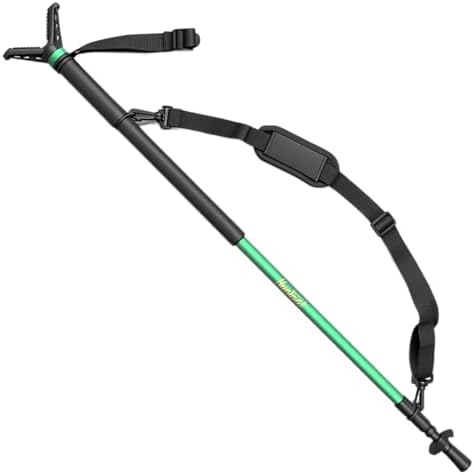 HUNTPAL Hunting Monopod Shooting Stick 33"-75" Gun Rifle Crossbow ...