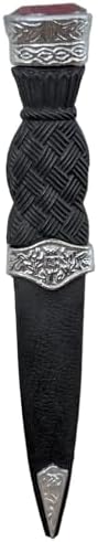Thistle Sgian Dubh dummy – Scottish Highland Kilt Sock Dagger with ...