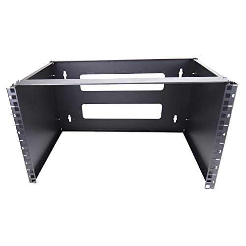 kenable Wall Mounted Patch Panel Bracket 6U for 19 inch Rack Open Frame ...