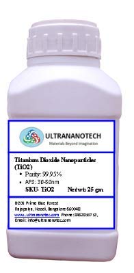 Ultrananotech Titanium Dioxide Nano Powder (25g) : Amazon.in: Beauty