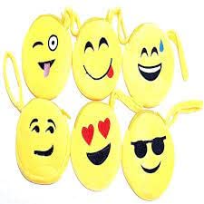 Buy Nisha Store Lovely Emoji Face Smiley Soft Cloth Coin Pouch Case ...