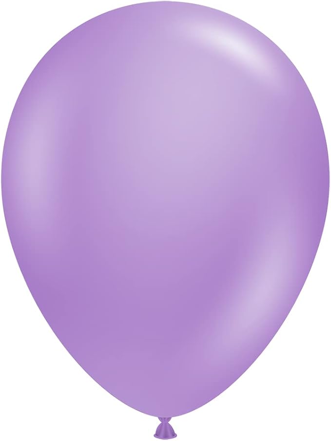 Amazon.com: Tuf-Tex 5" Lavender Latex Balloons : Home & Kitchen