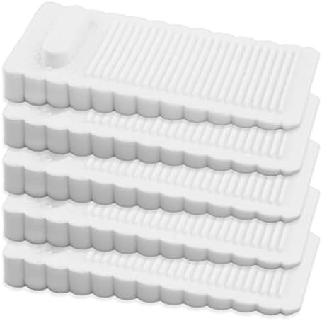 5 Pack Clear Rubber Door Stops Premium Door Wedge Anti Slip Door Stop ...