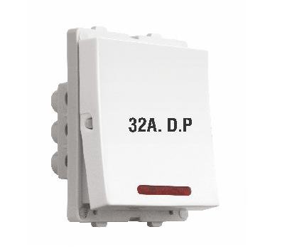 Corum Arc 32A.D.P.Switch with Indicator (White)-Pack of Box (1 Box = 3 ...