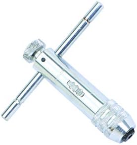 Groz Tap Wrench with T Type Ratchet Handle | Ideal for Holding taps ...