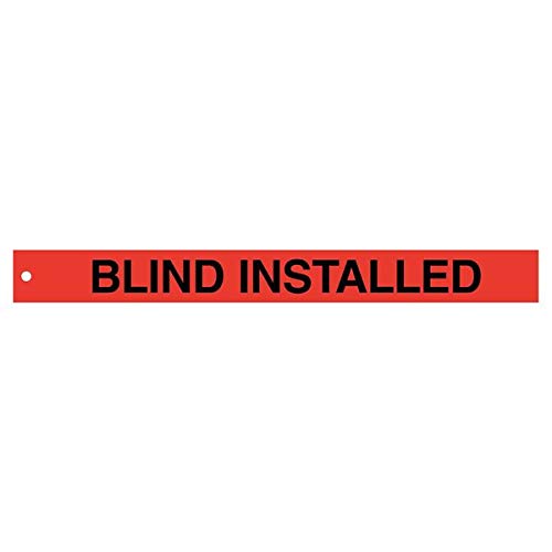 Isolation Blind Tags, 2in.Hx20in.W, PK25: Amazon.com: Industrial ...