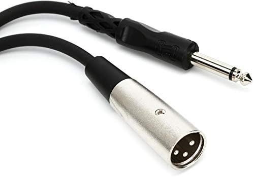Amazon.com: tisino XLR Female to 1/4 Inch (6.35mm) TRS Jack Lead ...
