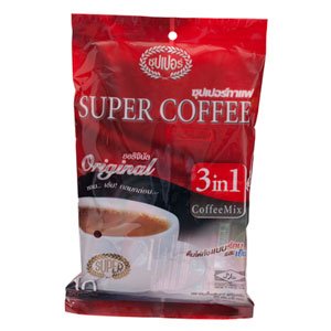 Amazon.com : Super Coffee, 3 in 1 Coffee Mix, Original, 200 g. [Pack of ...