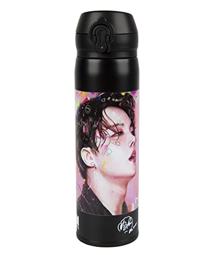 terosmile BTS Bangtan Boys Stainless Steel Water Bottle 17oz 500ML ...