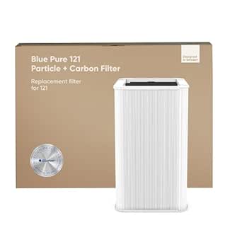Amazon.com: BLUEAIR Blue Pure 121 Genuine Replacement Filter, Particle ...