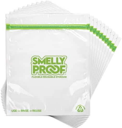Amazon.com: SMELLY PROOF Reusable Clear Odor-Proof Storage Bags - 10 ...