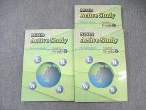 Amazon.co.jp: WS02-030 NEXUS Active Study English Grade 1-3 English Text Condition 3 Books Total ...