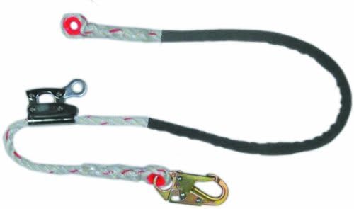 Fall Safe FS33200 X-treme Kernmantle Rope Positioning Lanyard, 6-Feet ...