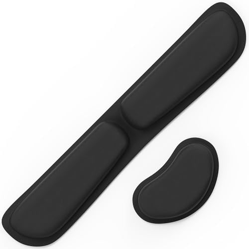 Dapesuom Enlarge Keyboard Wrist Rest Pad,Memory Foam Set Wrist Cushion ...