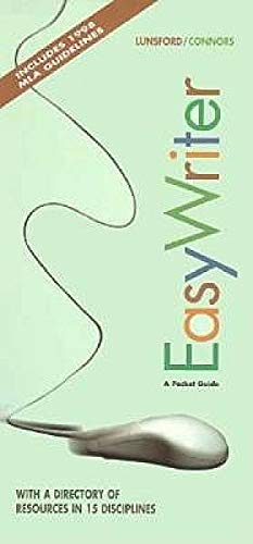 Easy Writer: A Pocket Guide: Lunsford, Andrea A., Connors, Robert J ...