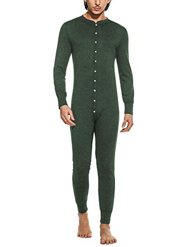 Amazon Best Sellers: Best Men's Thermal Underwear Union Suits