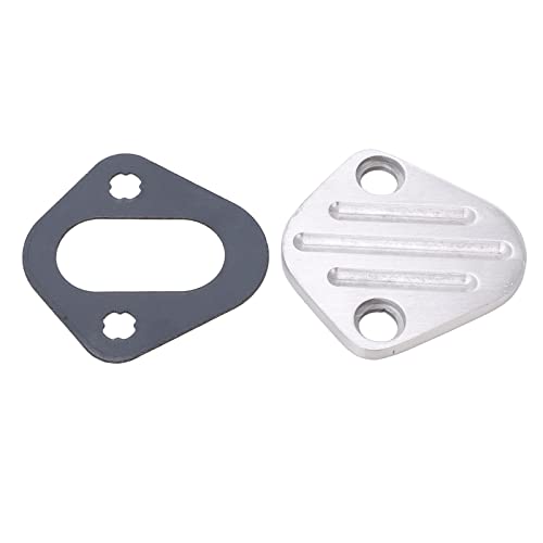 Fuel Lift Pump Plate Cover Fuel Pump Cover Plate Kit Aluminum Alloy ...
