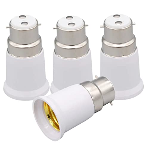 B22 to E27 Light Socket Adapter, Bulb Holder Lamp Base Converter ...