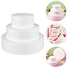 Amazon.com: DEARMAMY 3pcs Round Foam Cake Set, 3 Tier Cake for ...