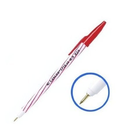 Amazon.com: Spiral 825 the red Pen Lancer 0.5 Mm (50 Pcs / Box ...