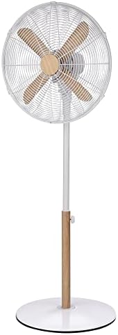 Schallen 16" Electric Oscillating Floor Standing Tall Pedestal Air ...