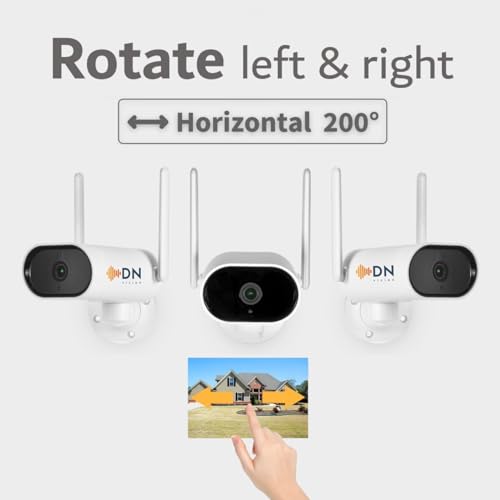 DN Vision Wireless Security CCTV Camera System For Home SecurityTwo-Way ...