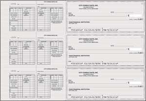 Amazon.com : Securitone gray 3-per-page Payroll Checks with an Hourly ...