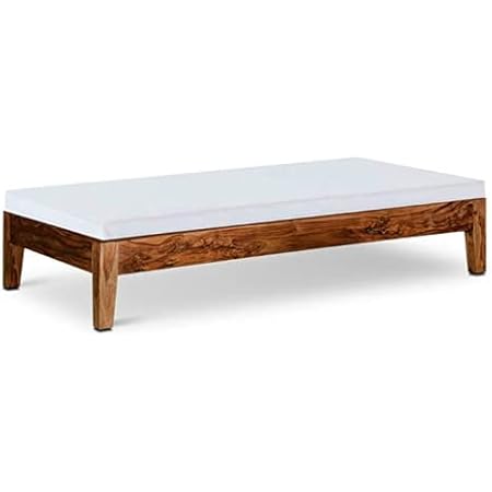 Wooden Hut - Wood Single Bed, Honey Finish, 3x6 feet Mattress Size ...