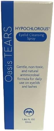 Amazon.com: Oasis Tears Hypochlorous Eyelid Cleansing Spray, 1.86 fl oz ...