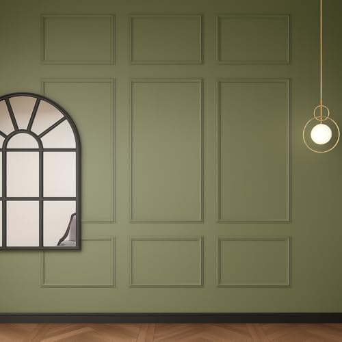 Amazon.com: DECOZAYN Wall Molding Kit, Premade Wainscoting Panels ...