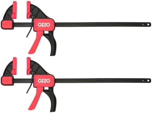 OZZO 300mm Dual Action Bar Clamp for Woodwork - 2 Piece Set | Heavy ...