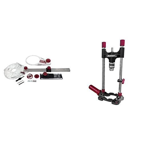 Milescraft 1219 Circle Guide Kit- Router Circle Cutter Jig for Cutting ...