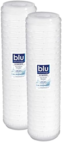 Amazon.com: Blu Tech 10 Inch High Flow RV Water Filter 2 Pack, 0.2 ...