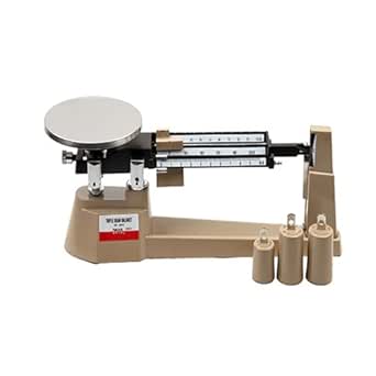 Lab Analytical Weight Set, Triple Beam Mechanical Balance Scale with 2 ...