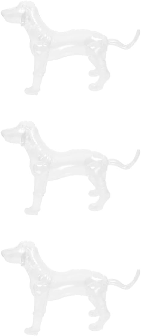 Amazon.com: DIYEAH 3pcs Inflatable Dog Mannequin Clothing Dog Clothes ...