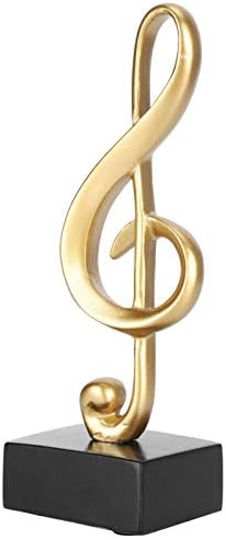 Amazon.com: inheming Musiccal Note Statues, Gold Music Note Ornaments ...