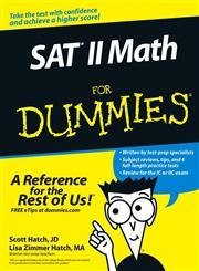 SAT II Math For Dummies by Hatch, Scott A.