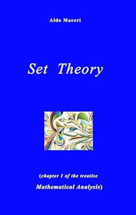 Amazon.com: Set Theory (Mathematics Book 1) eBook : Maceri, Aldo ...