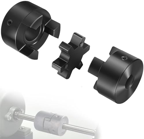 Amazon.com: Ezbzyz 1/2" to 3/4" L075 Flexible 3-Piece L-Jaw Coupling ...