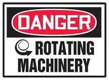 Danger Rotating Machinery Sign: Amazon.com: Industrial & Scientific