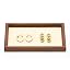Oirlv Cuadrado Bandejas Para Joyas De Madera Maciza,Organizador De ...