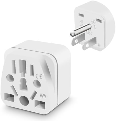 Amazon.com: Unidapt US Travel Plug Adapter, EU,AU,UK,NZ,CN,in to USA ...